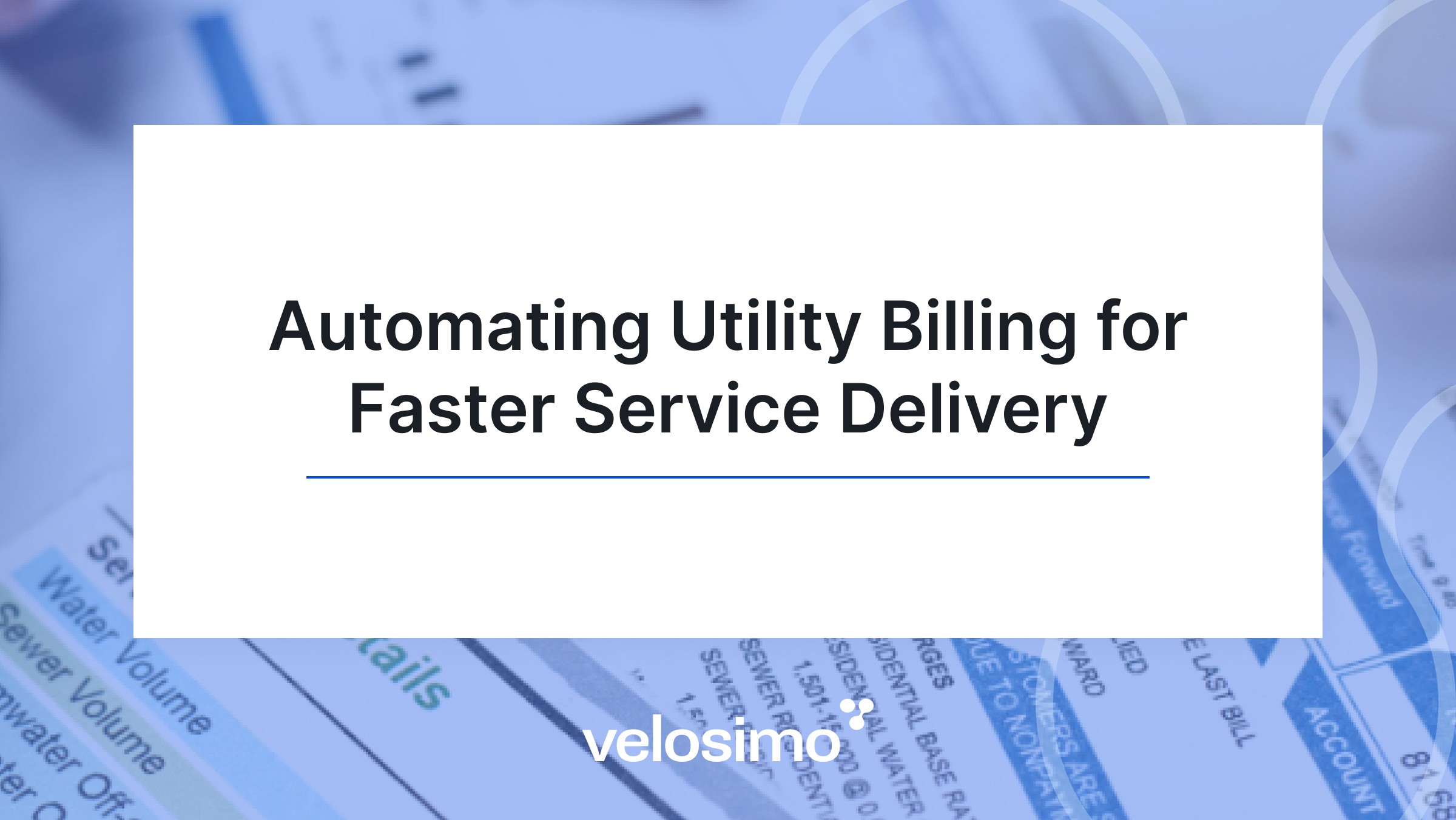 Utility Billing to Work Order Automation: Streamlining Public Service ...