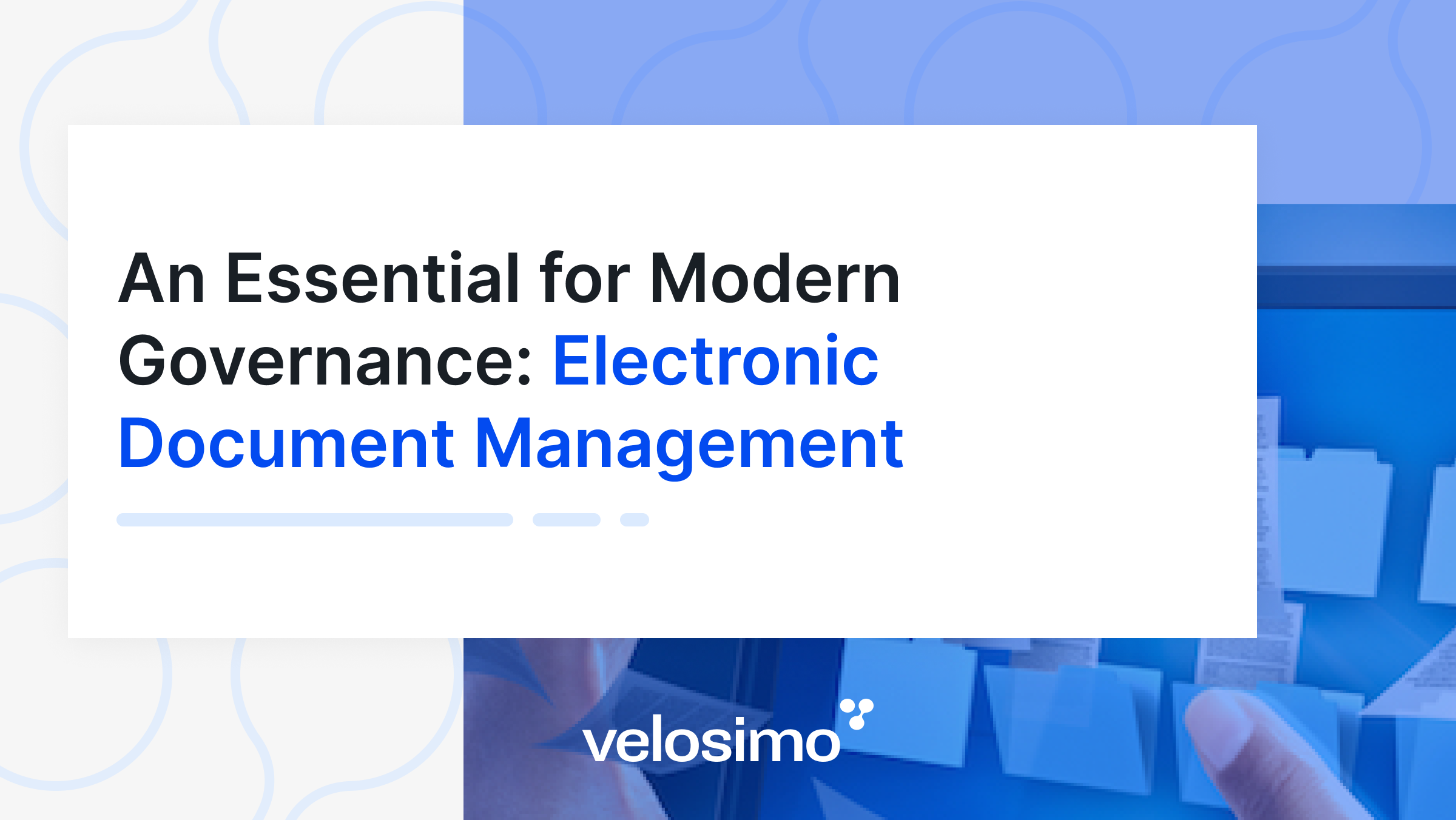 Why Electronic Document Management is Essential for Modern Governance