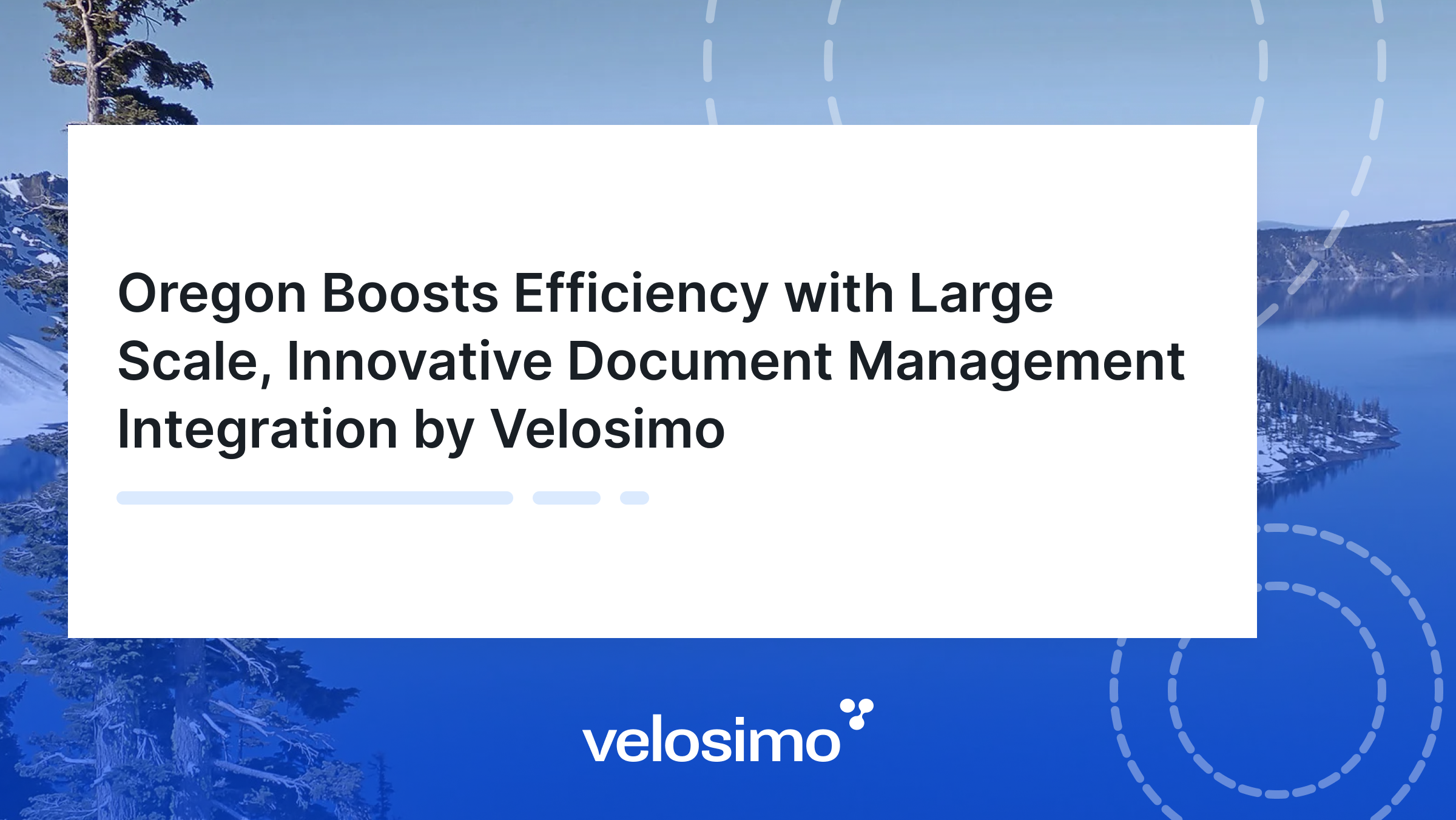 Oregon Boosts Efficiency with Large Scale, Innovative Document ...